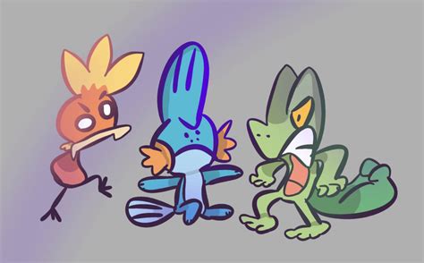 Hoenn Starters By Manny224943 On Deviantart