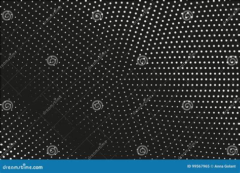 Abstract Monochrome Halftone Pattern Comic Background Stock Vector Illustration Of Modern