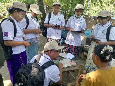 စဉ့်ကိုင်မြို့နယ်၌ သန်းခေါင်စာရင်းကောက်ယူရေး သင်တန်းသားများ လက်တွေ့စမ်းသပ်ကွင်းဆင်း ကောက်ယူ