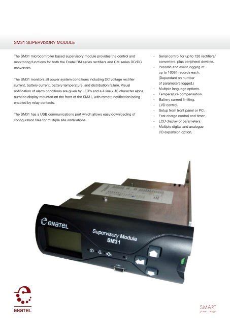 Enatel Sm31 Brochure Fusion Power System