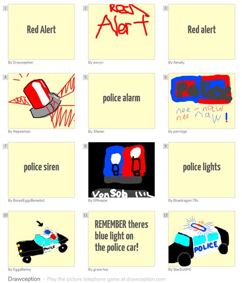 Red Alert Drawception