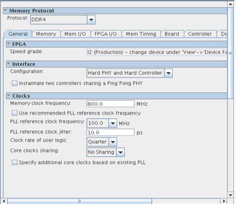 Add External Memory Interface Add External Memory Interface