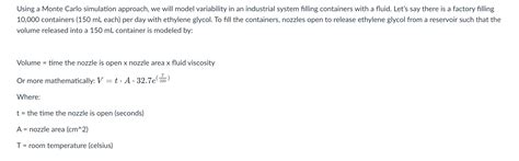 Using A Monte Carlo Simulation Approach We Will
