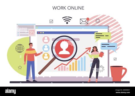 Start Up Running Online Service Or Platform Idea Of A New Business Strategy Business Plan