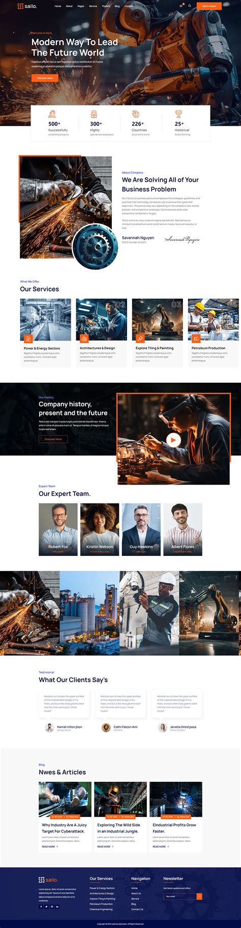 响应式工业制造厂家html企业网站网页静态模板云部落资源网