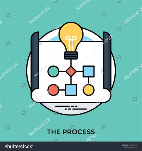 Map Some Flowchart Symbols Light Bulb 库存矢量图（免版税）1134197015 Shutterstock