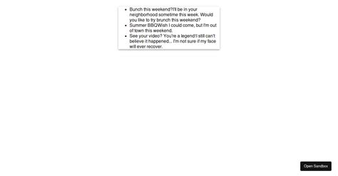 List Example Three Line Examples Codesandbox List Example Three Line Examples Codesandbox