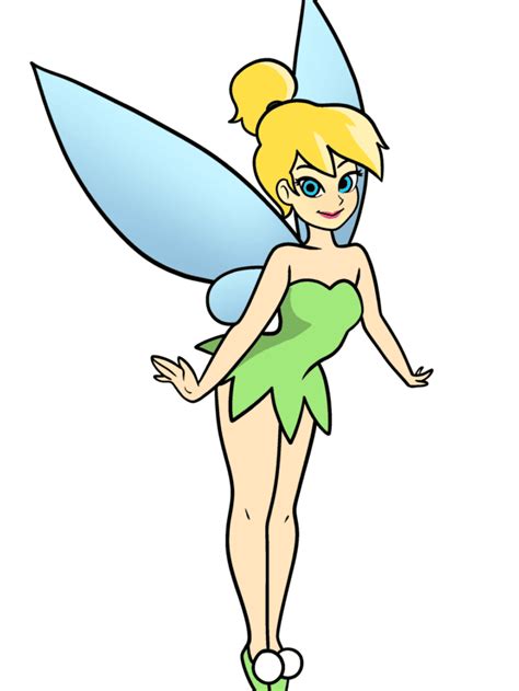 Easy Tinkerbell Step By Step Tutorial Easy Drawing Guides