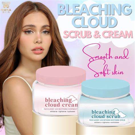 Nature Skin Ph IVANA SKIN CLOUD SCRUB BLEACHING CLOUD CREAM BLEACHING CLOUD SOAP IVANA