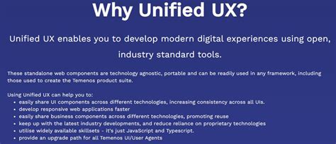Unified User Experience Uux