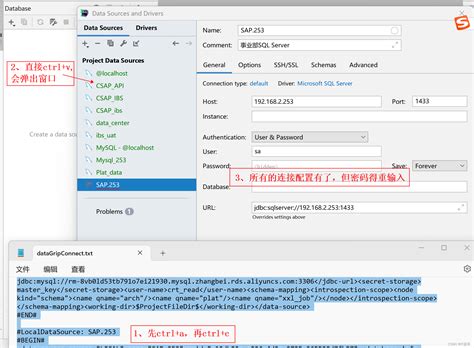 换电脑后datagrip导出导入数据库连接配置信息 idea it超哥 gitcode 开源社区