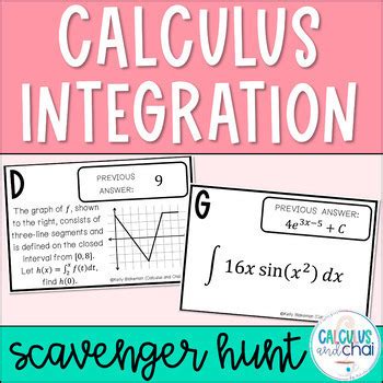 Integration With U Substitution Teaching Resources TPT