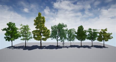 Artstation Ue4 Trees And Bushes Game Ready Fully Ue4 Project Game Assets