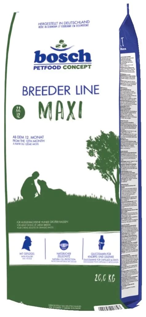 Корм Breeder Line Maxi для дорослих собак великих порід 20 кг ...