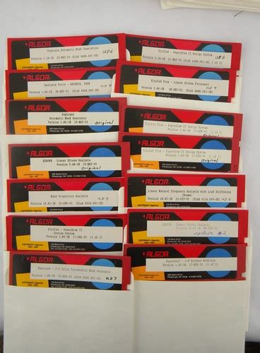 Huge Lot Early Cad Engineering Fea Analysis Software 5 25 Floppy Disks