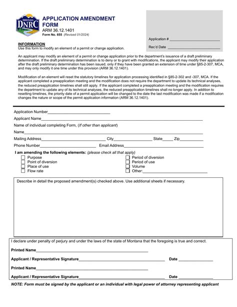 Form 655 Fill Out Sign Online And Download Fillable Pdf Montana Templateroller