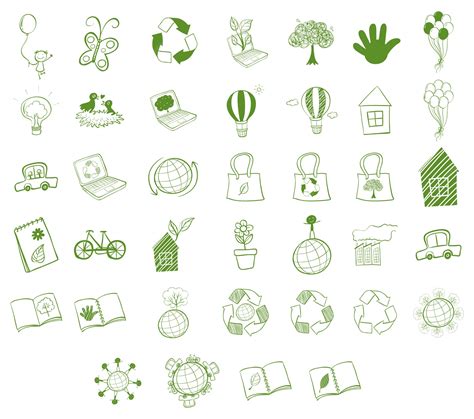 Premium Vector Different Eco Friendly Objects