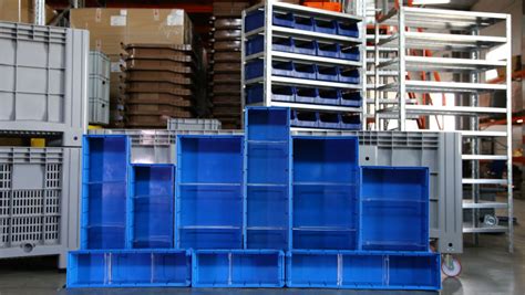 Пластикові контейнери для поличних стелажів купити ціна в Києві