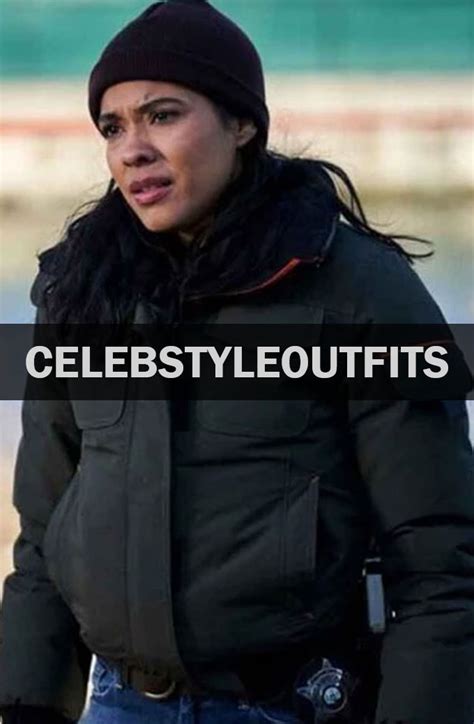 Chicago Pd Lisseth Chavez Vanessa Rojas Brown Suede Jacket