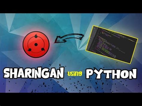 Sharingan Using Python Turtle Code With Rabbi Youtube