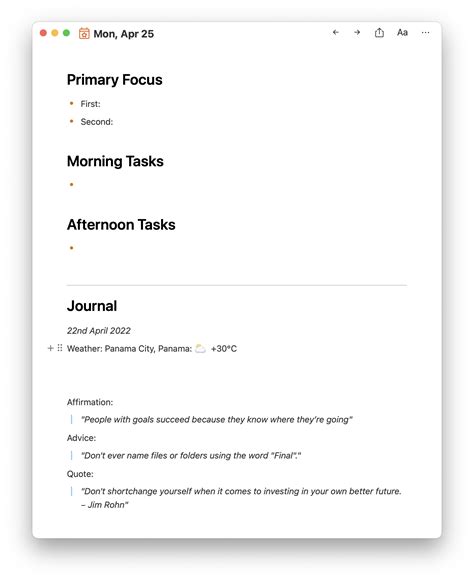 Templates Noteplan Knowledge Base