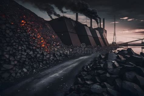 Mining And Transportation Of Coal Neural Network Ai Generated Stock Illustration Illustration