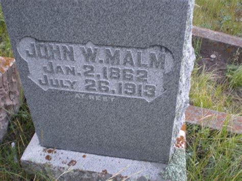 John W Malm 1862 1913 Find A Grave Memorial
