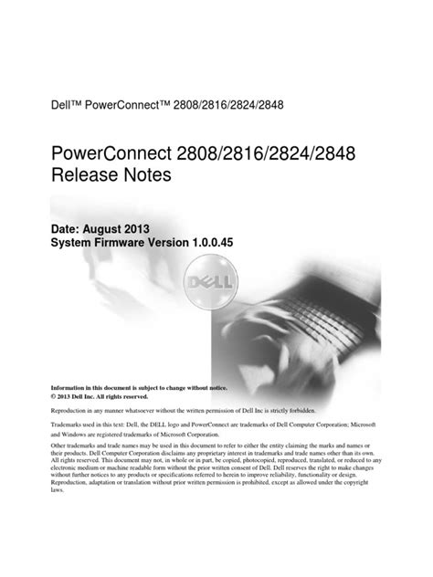 Powerconnect 2800 Release Notes 10045 Pdf Telecommunications Computing