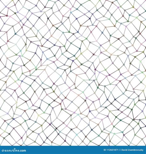 Abstract Irregular Polygon Grid Pattern Background Stock Vector