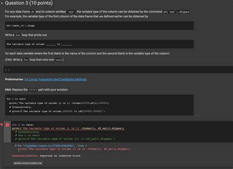 Solved PYTHON Please Look Over Q3 I Keep Getting An Error Chegg