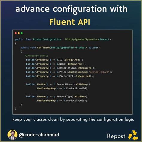 How Fluent Api Is A Way To Configure The Behavior Of Your Entity