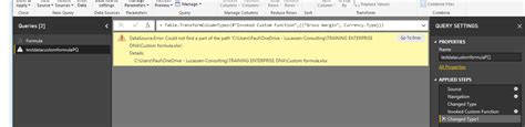 custom formula in advanced editor power query content ideas