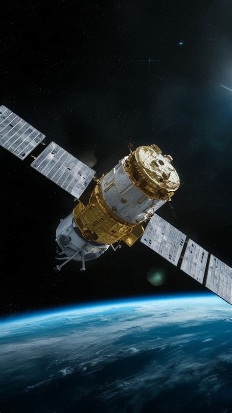 Download Ai Generated Satellite Space Station Royalty Free Stock Illustration Image Pixabay