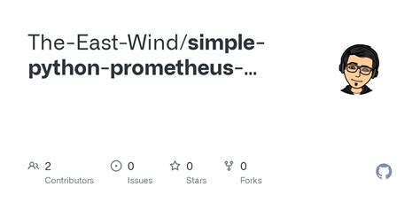 Github The East Windsimple Python Prometheus Application