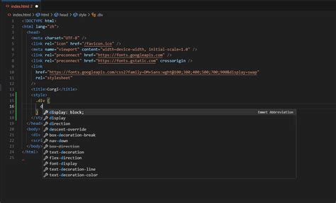 How To Add Code Prompts For Css And Javascript In Html Language · Microsoft Monaco Editor