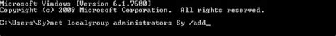 Create An Admin User Account Using CMD Prompt Windows Merserver