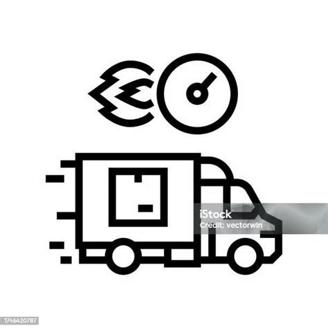 라스트 마일 배송 물류 관리자 라인 아이콘 벡터 일러스트레이션 경영자에 대한 스톡 벡터 아트 및 기타 이미지 경영자 공급망 공장 산업 건물 Istock