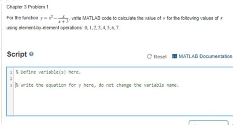 Solved Chapter Problem For The Function Y X Write MATLAB Chegg