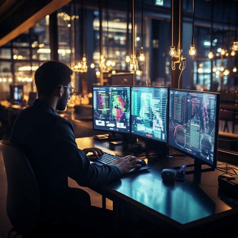 premium ai image computer network