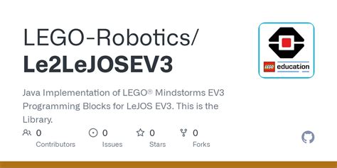 Github Lego Roboticsle2lejosev3 Java Implementation Of Lego