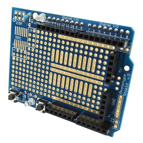 Prototype Shield Expansion Board With Syb 170 Mini Breadboard Base For Arduino Uno Proto Shield