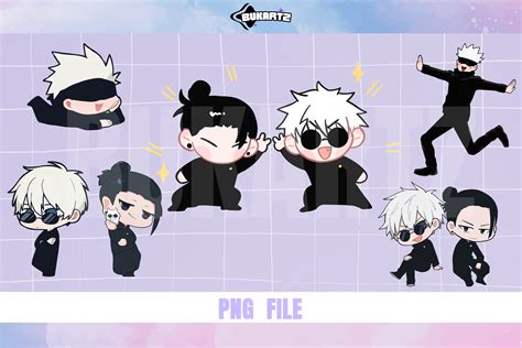 Premium Chibi Anime PNG Bundle Etsy