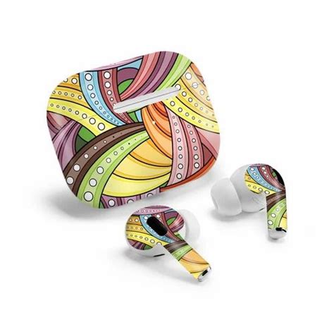 Dotted Mandala Pattern Airpods Pro Skin वायरलेस ईयरफोन Sleeky India Mandsaur Id