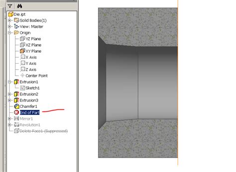 Solved Ilogic Suppress Features And Have Default Feature Autodesk