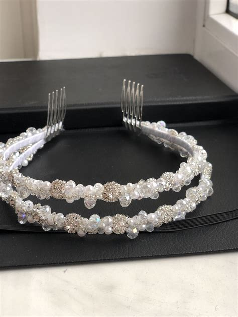 Cerc Pentru Par Coronița обруч для волос Handmade