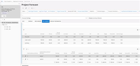 Setting Up Cost Breakdown Structure CBS Project Management IFS
