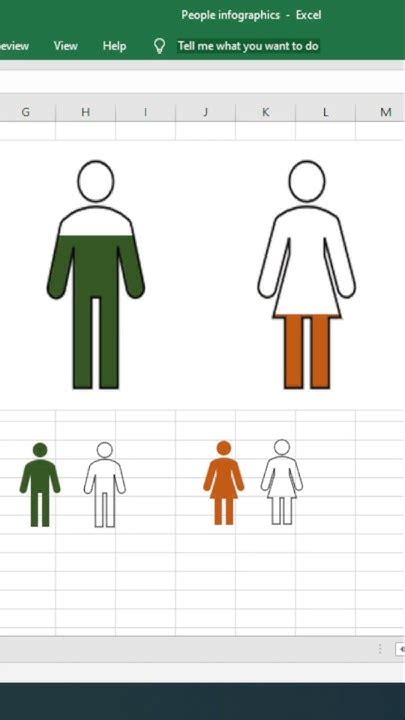 💡 Create Stunning People Infographics In Excel Infographics Microsoftexcel Exceltricks