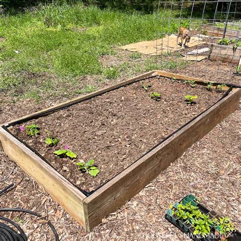 The Easiest Diy Raised Garden Bed Houseful Of Handmade