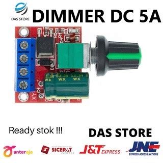 Jual Dimmer DC Motor Speed Dimmer Pwm A V Kontrol Lampu LED Motor Shopee Indonesia