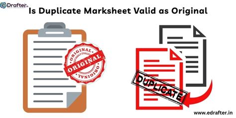 Affidavit For Duplicate Marksheet Document Process And Validity